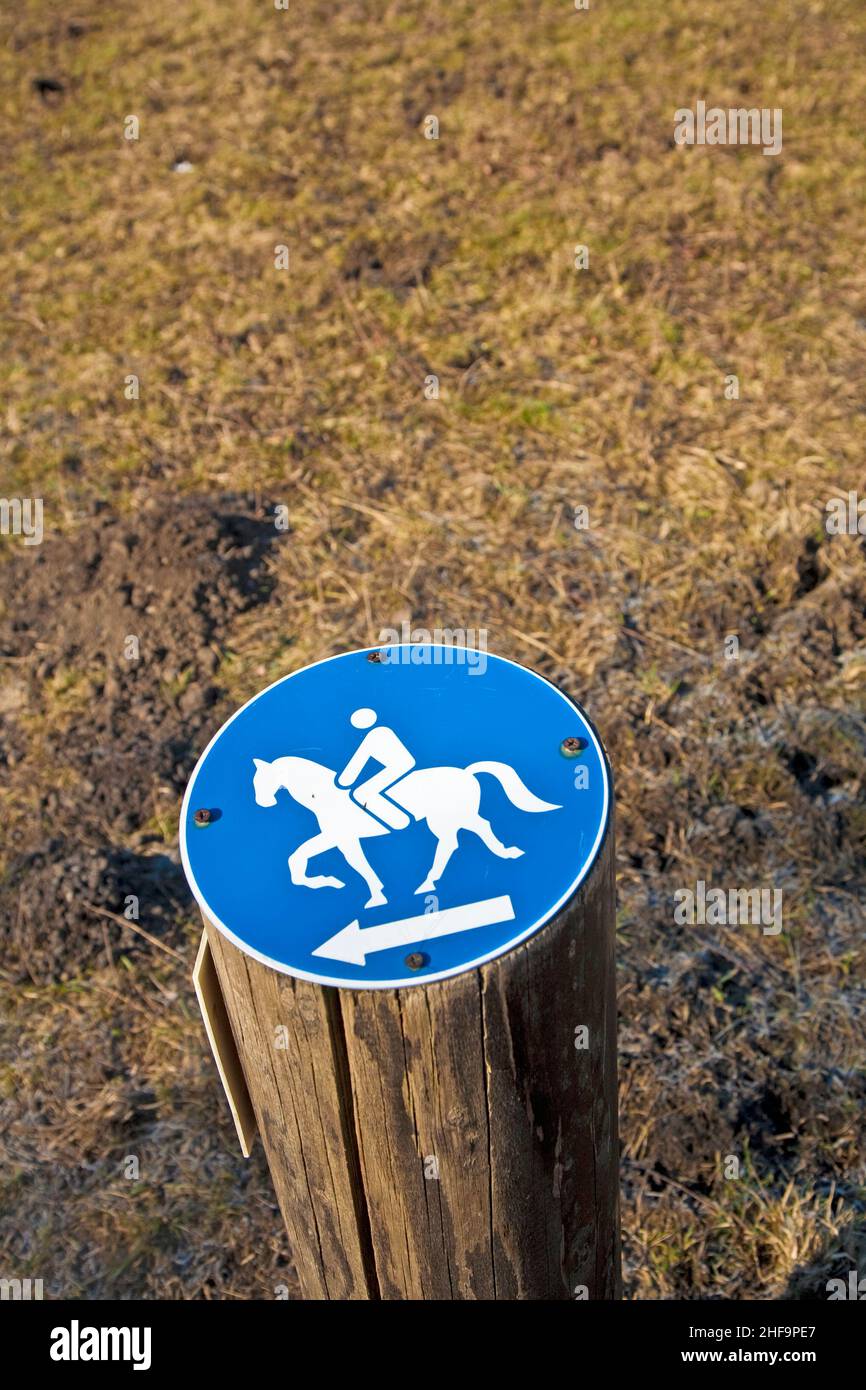 sign riding allowed Stock Photo - Alamy