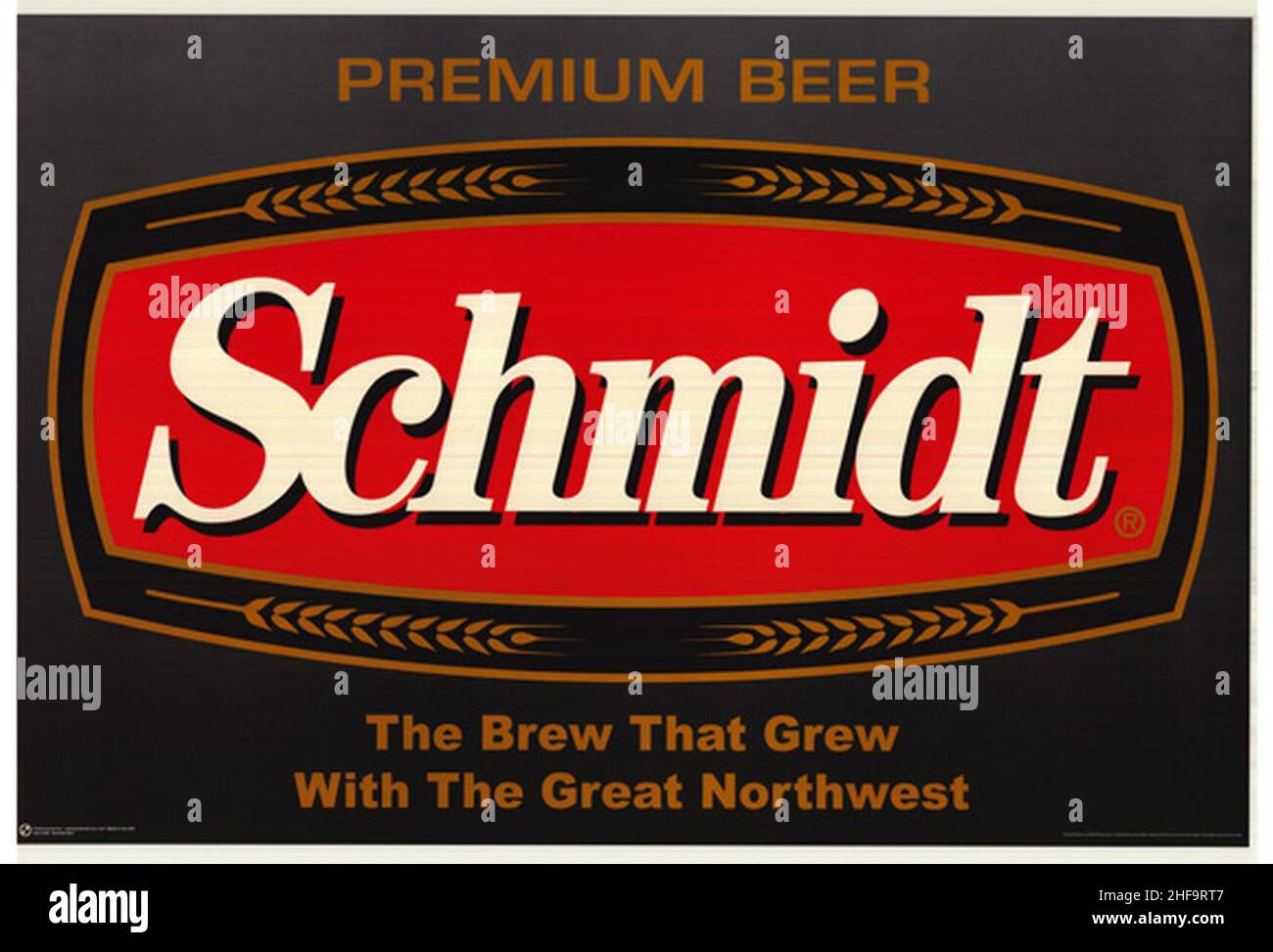 Schmidt beer logo Stock Photo - Alamy