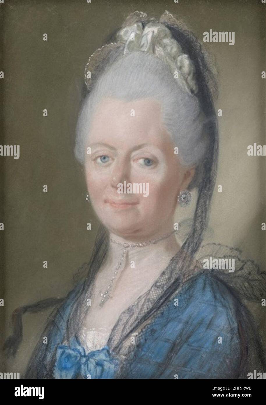 Schmidt - Maria Antonia of Bavaria, pastel Stock Photo - Alamy