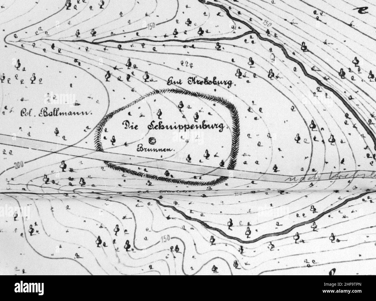 Schnippenburg Schuchhardt 1900 Stock Photo - Alamy