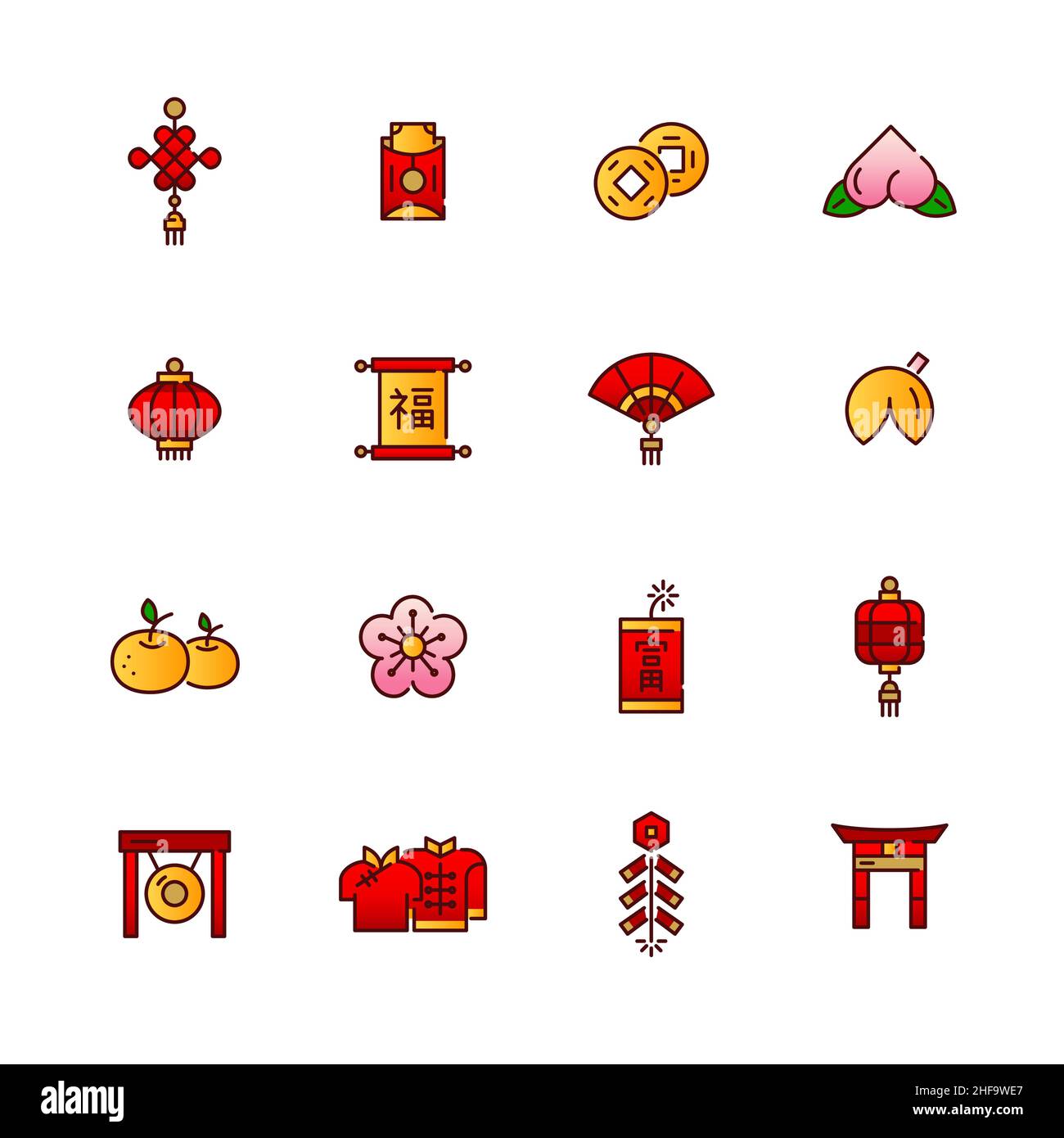 Chinese lunar celebrations Cut Out Stock Images & Pictures - Alamy