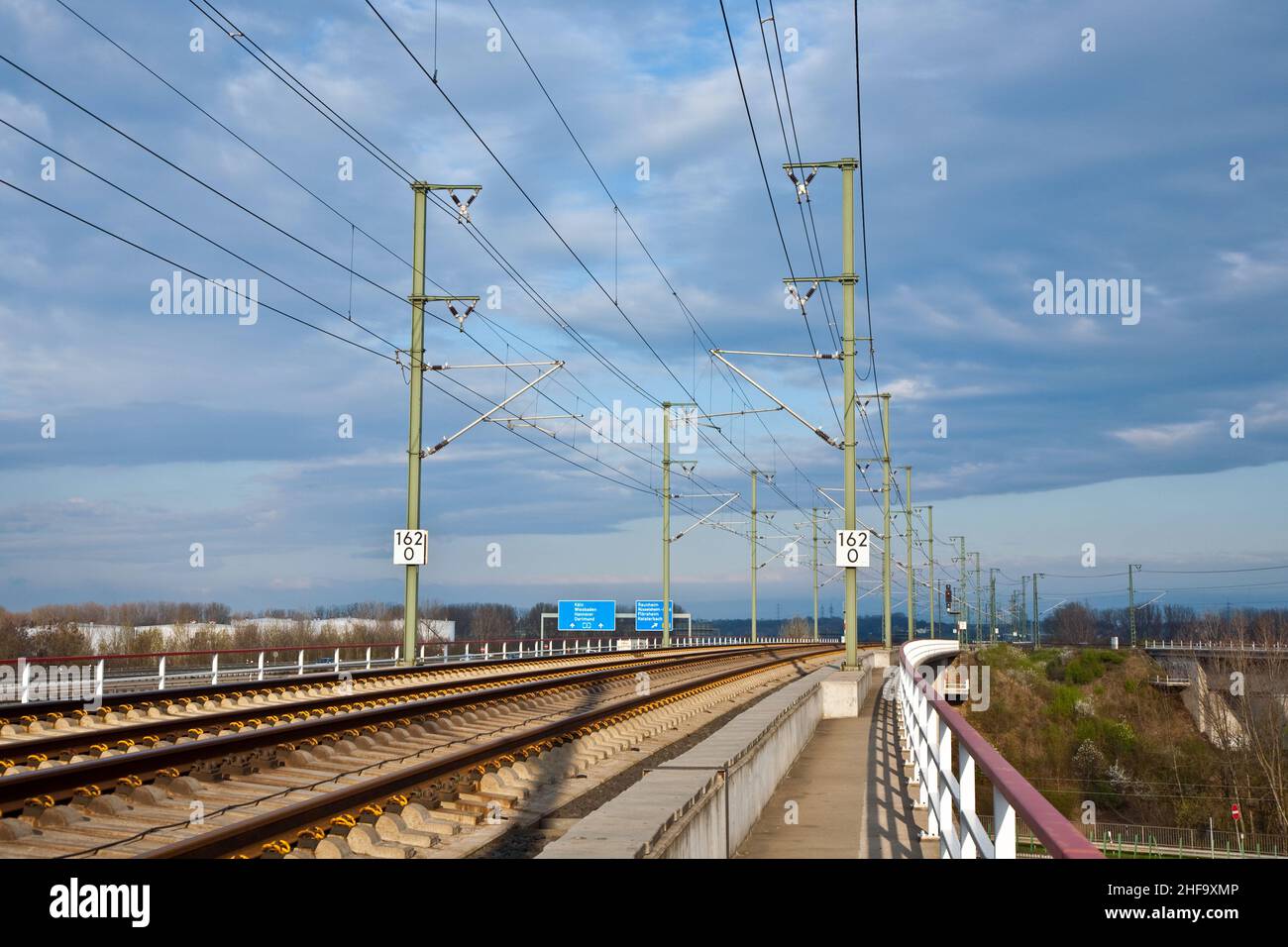 iron Railroad track in sunlight Stock Photo - Alamy