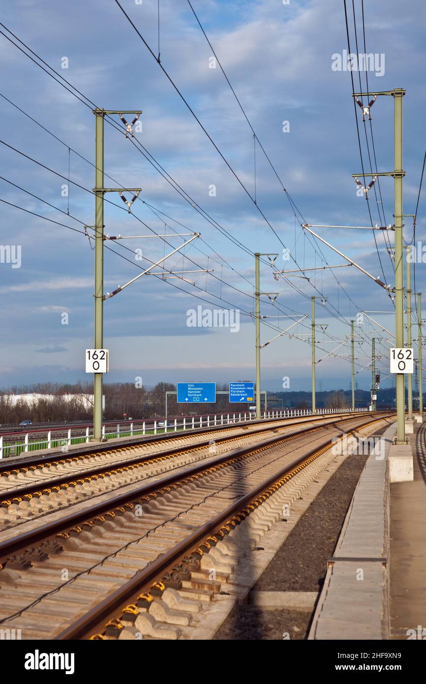 iron Railroad track in sunlight Stock Photo - Alamy