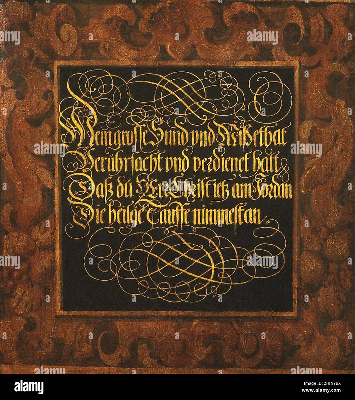 Schrifttafel Die Taufe im Jordan 1625 Sophienkirche Stock Photo - Alamy Schrifttafel Die Taufe im Jordan 1625 Sophienkirche Stock Photo - Alamy