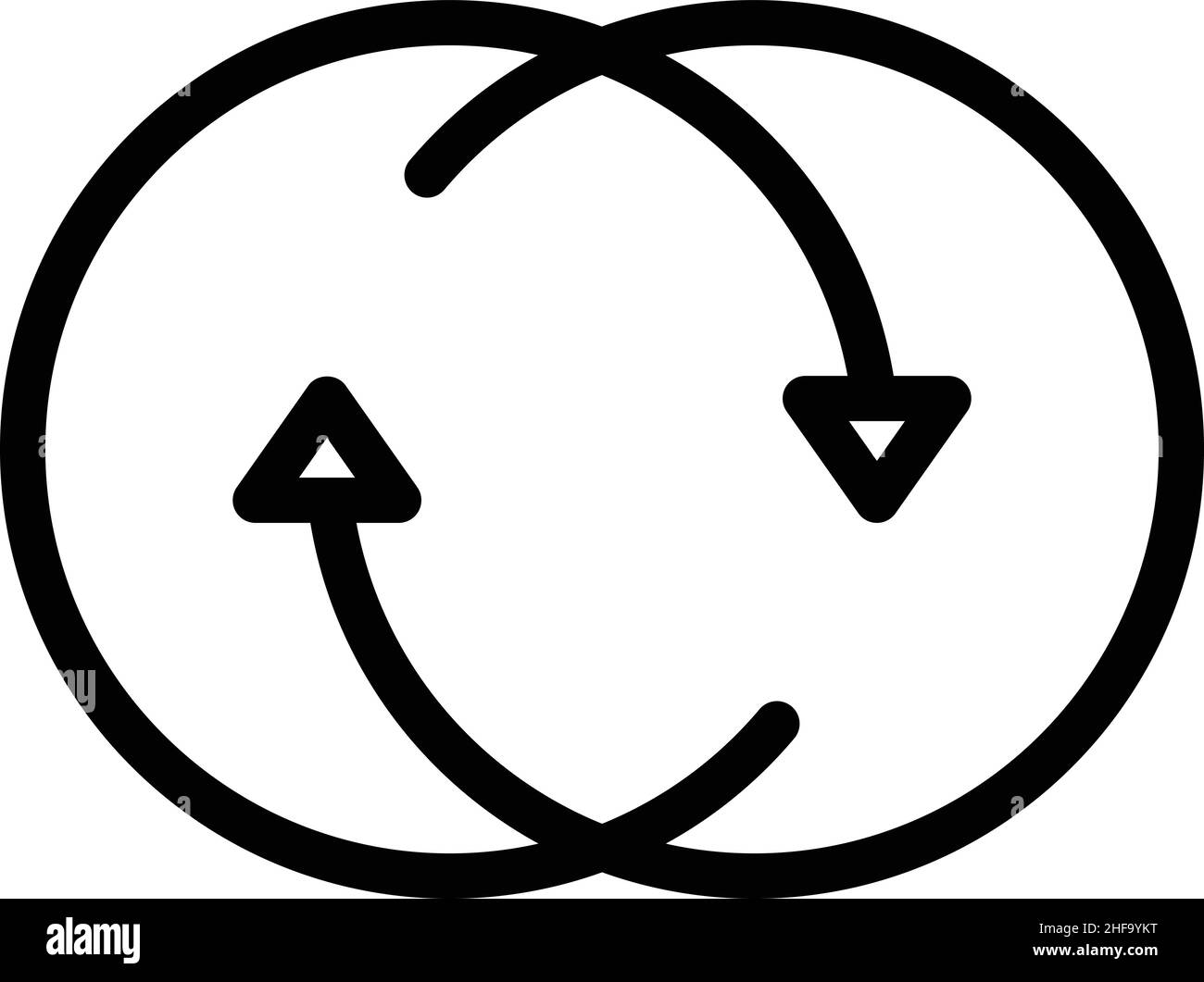 Hour duration icon outline vector. Time clock. Calendar web Stock ...