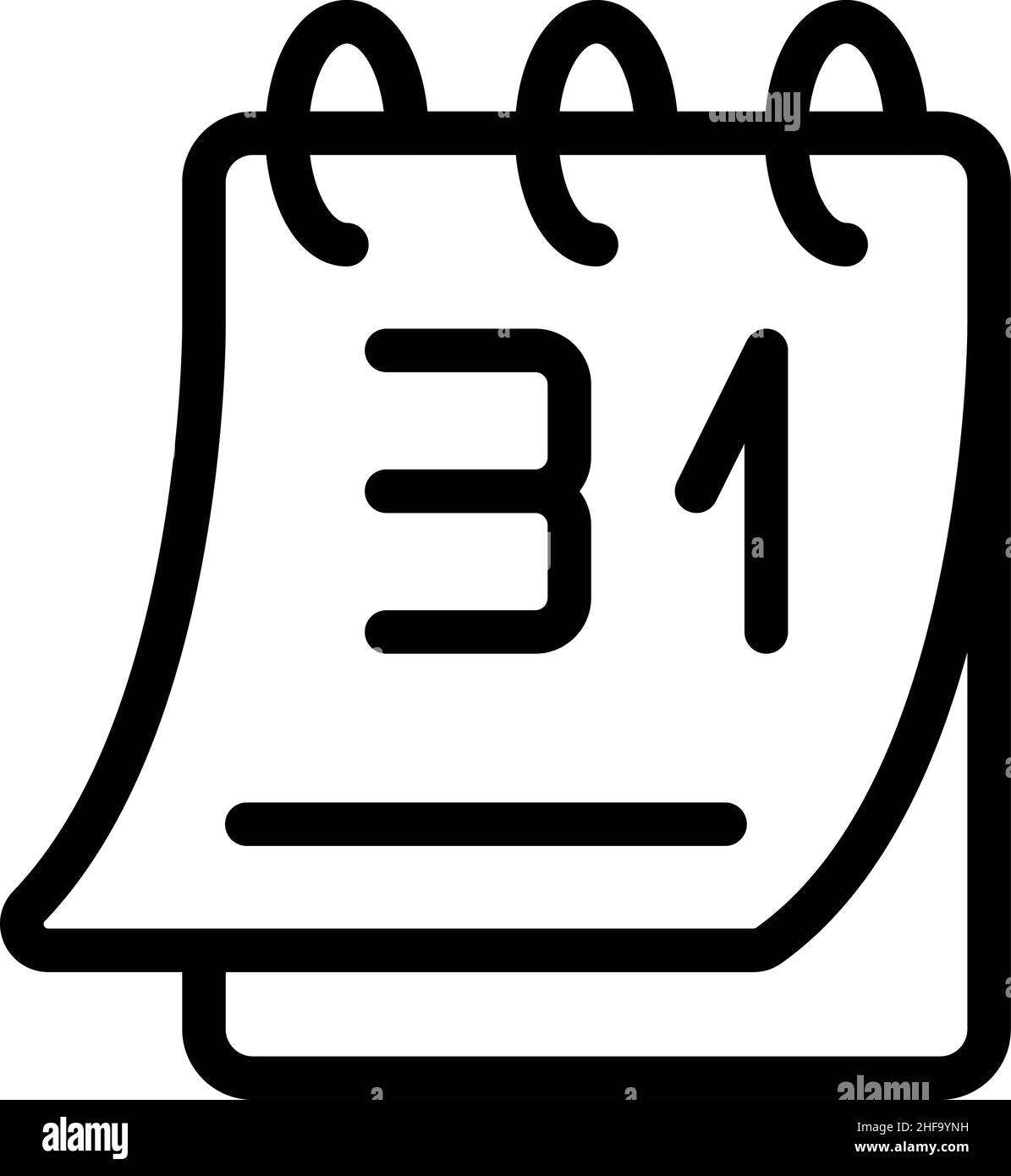 Month duration icon outline vector. Hour timer. Date general Stock ...