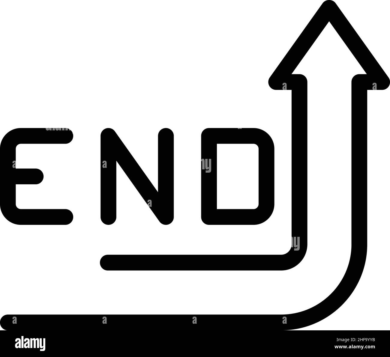 Hourglass end icon hi-res stock photography and images - Alamy