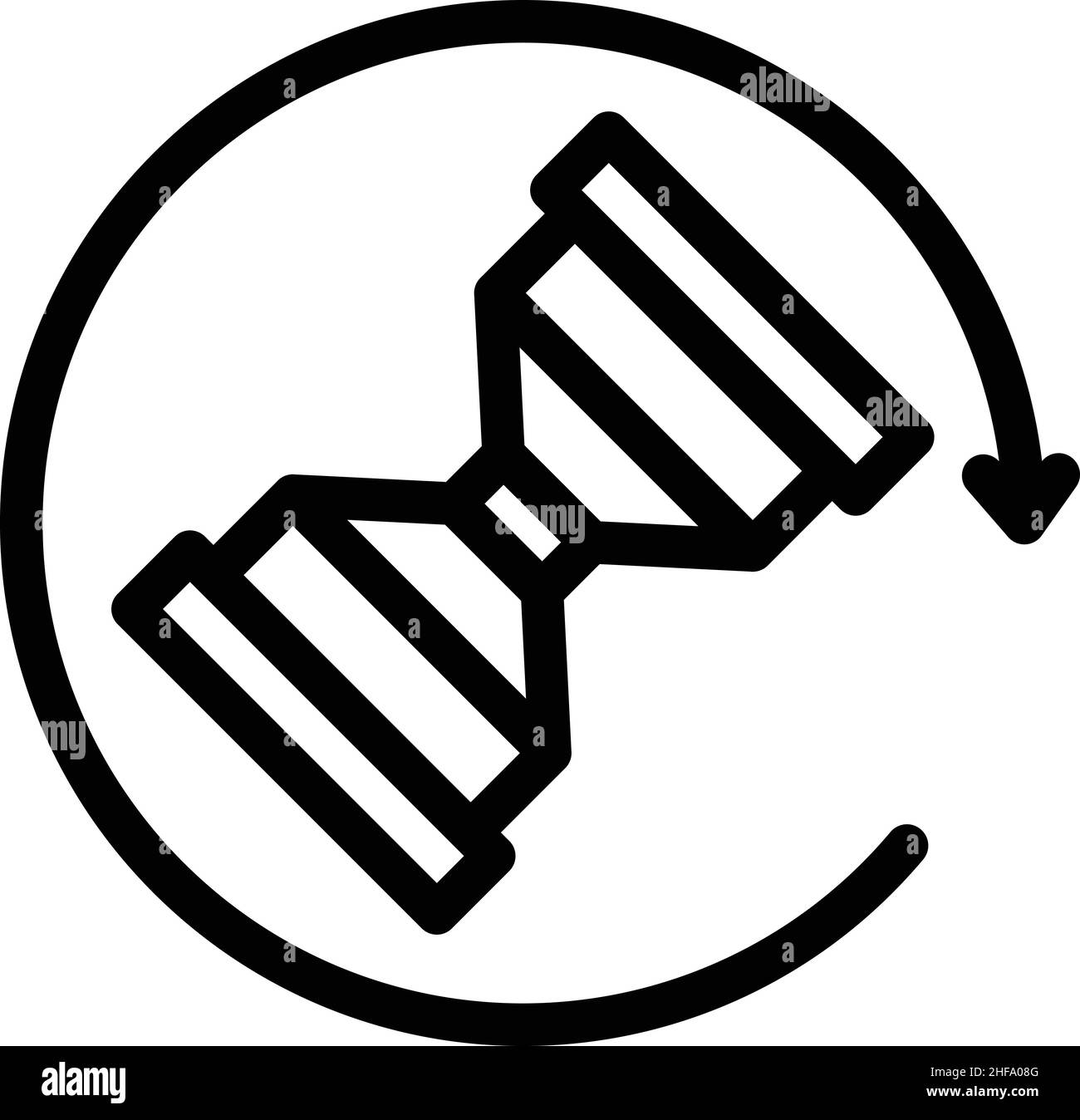 Hourglass drawing clipart hi-res stock photography and images - Alamy