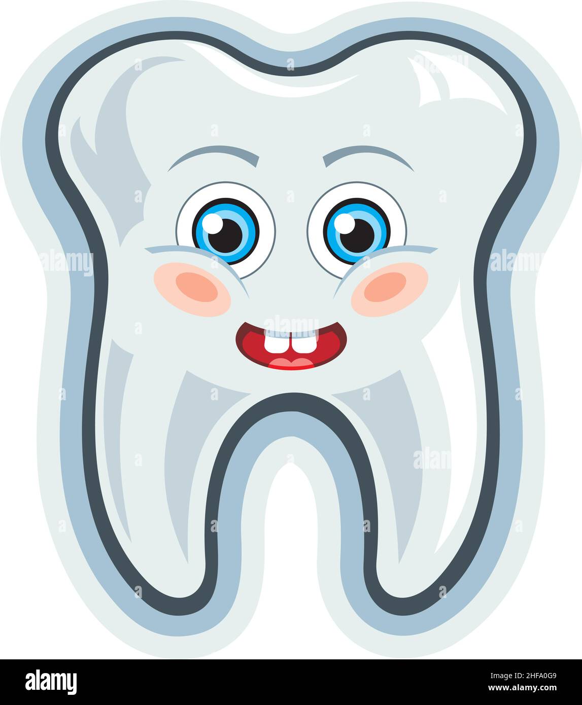 Bright cheerful cartoon face Stock Vector Images - Alamy