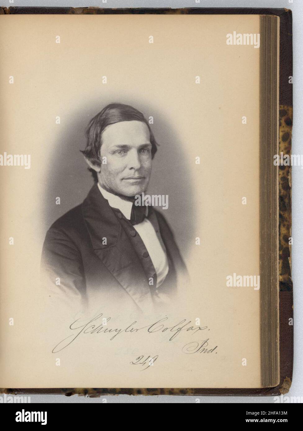 Vintage portrait of schuyler colfax hi-res stock photography and images ...