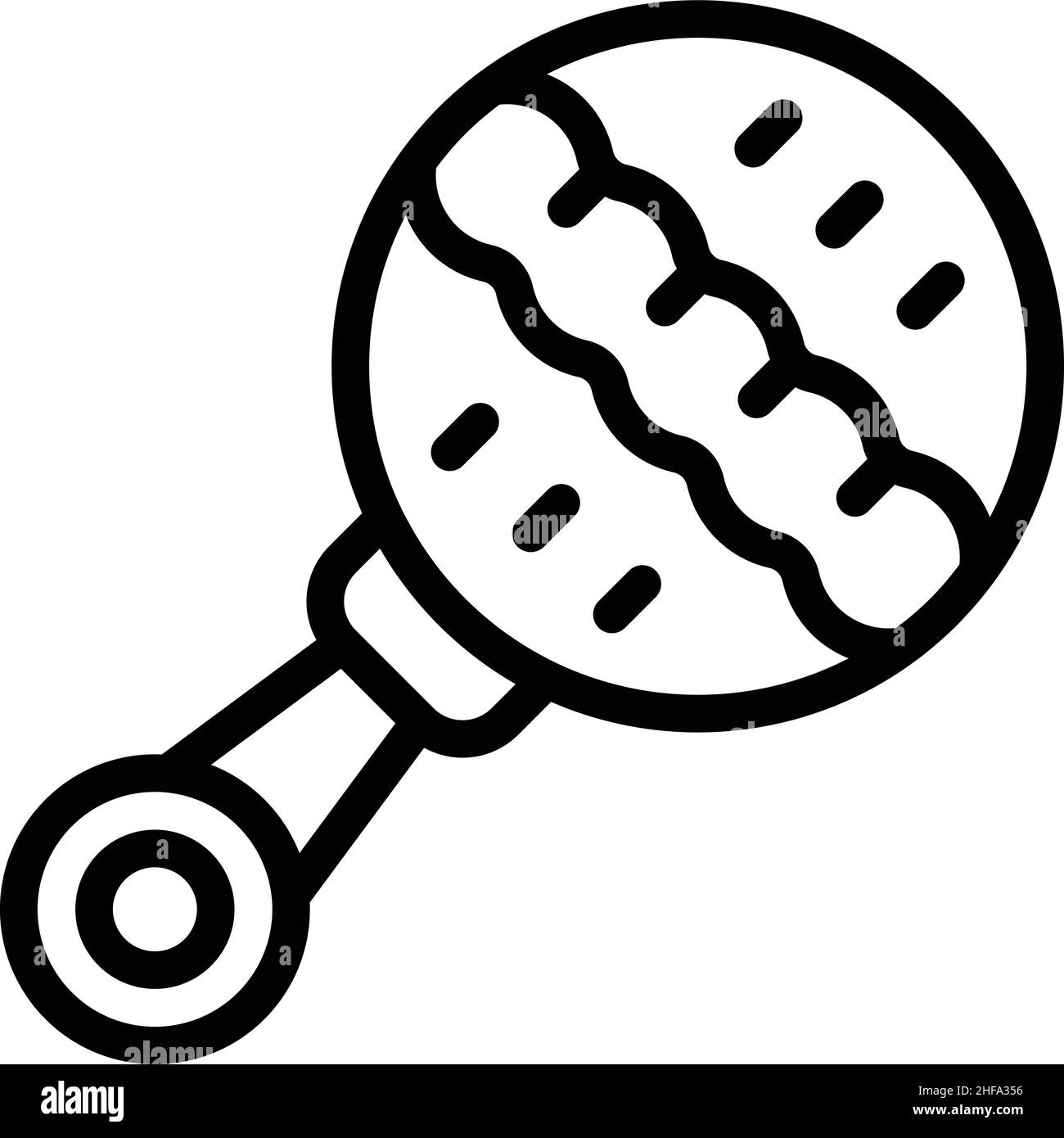 Maracas icon outline vector. Mexican maraca. Music instrument Stock ...