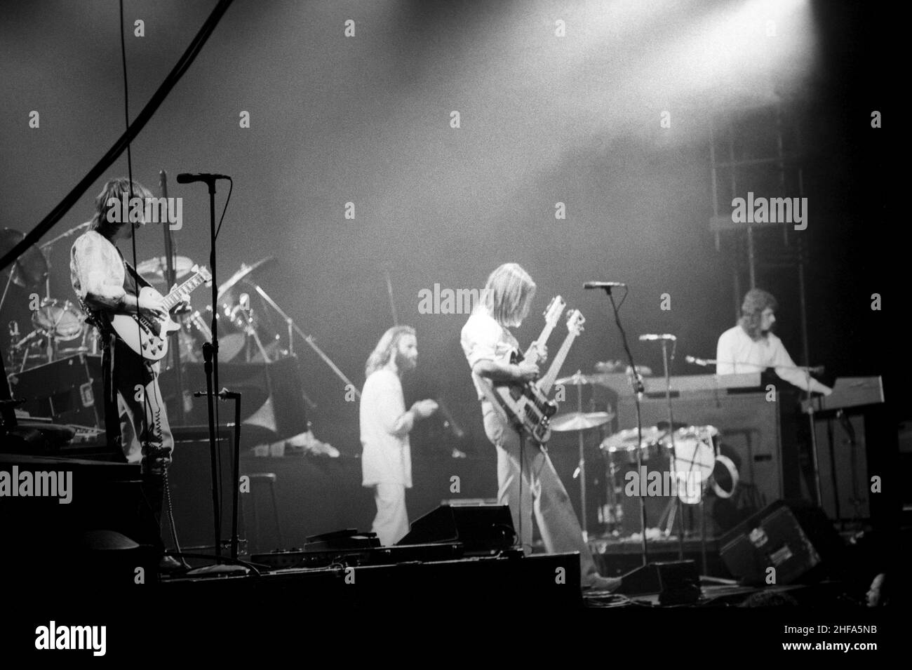 NEW YORK CITY - DECEMBER 7: Peter Garbiel performs with Genesis during their "The Lamb Lies Down ...