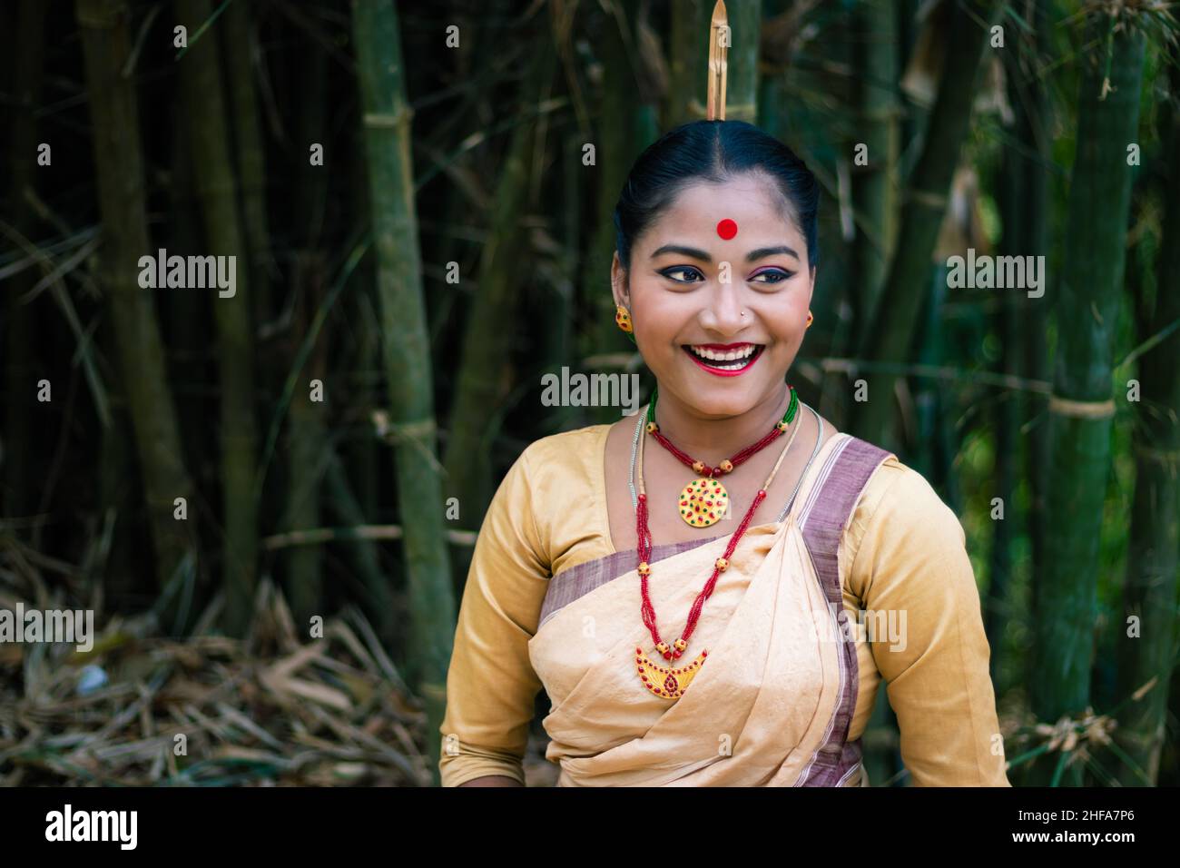 Assamese traditional dress hi-res stock photography and images - Alamy