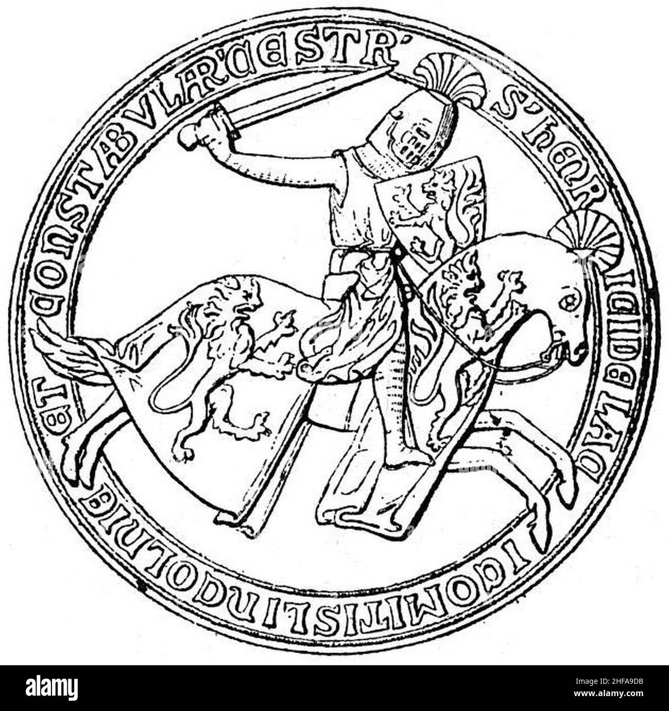 Seal Henry de Lacy Stock Photo - Alamy