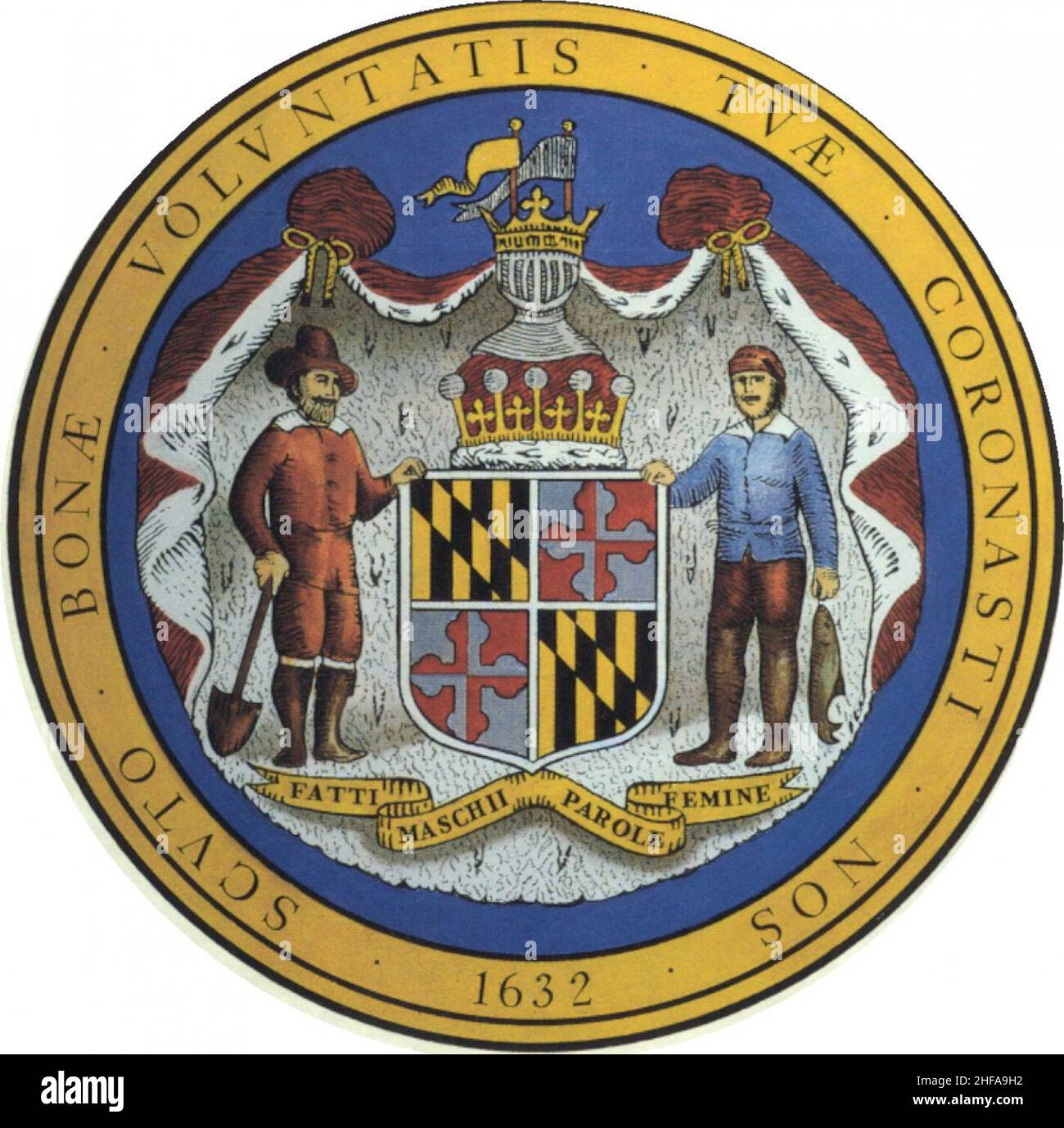 Seal of Maryland Stock Photo - Alamy