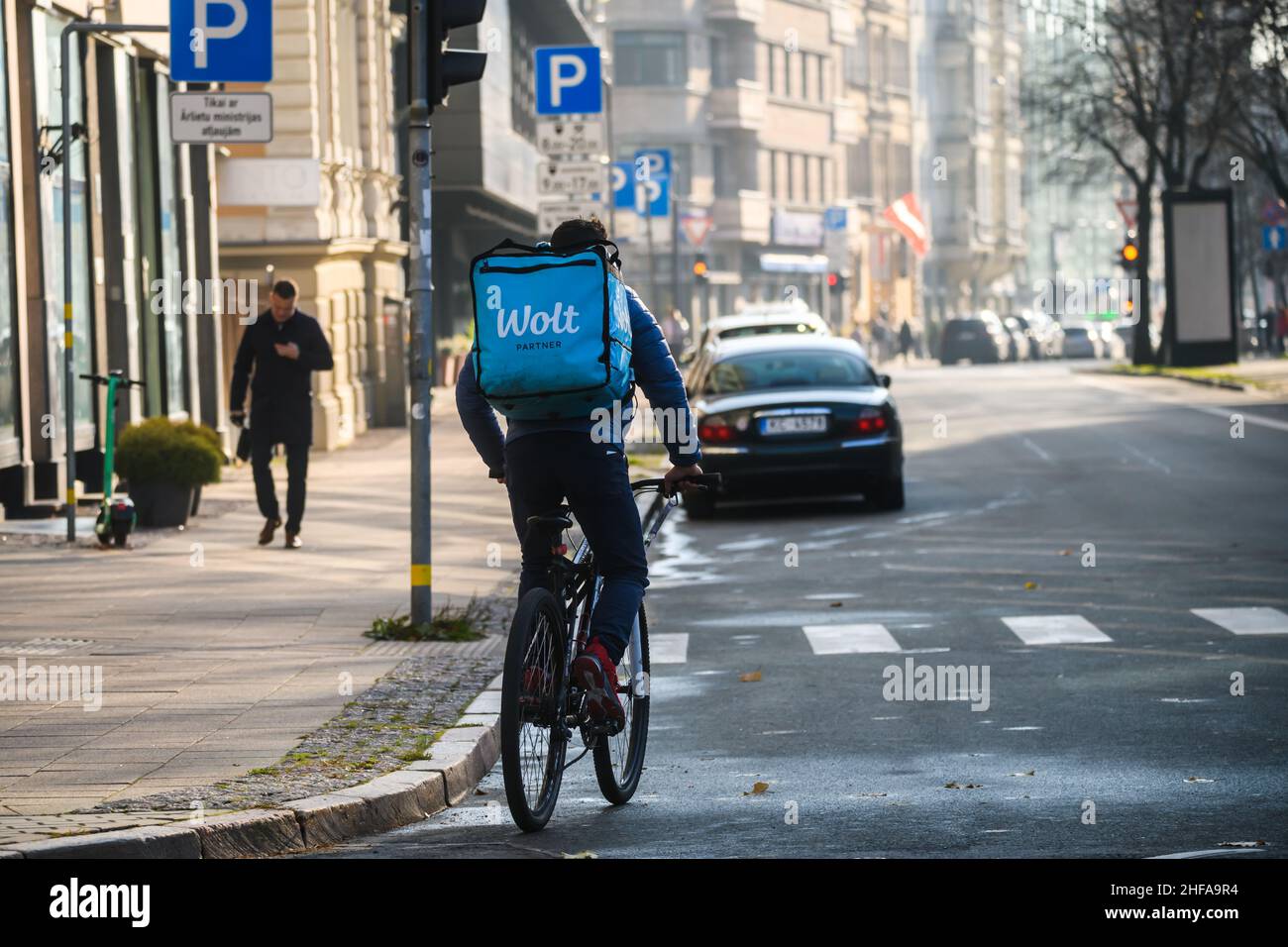Wolt food delivery hi-res stock photography and images - Alamy