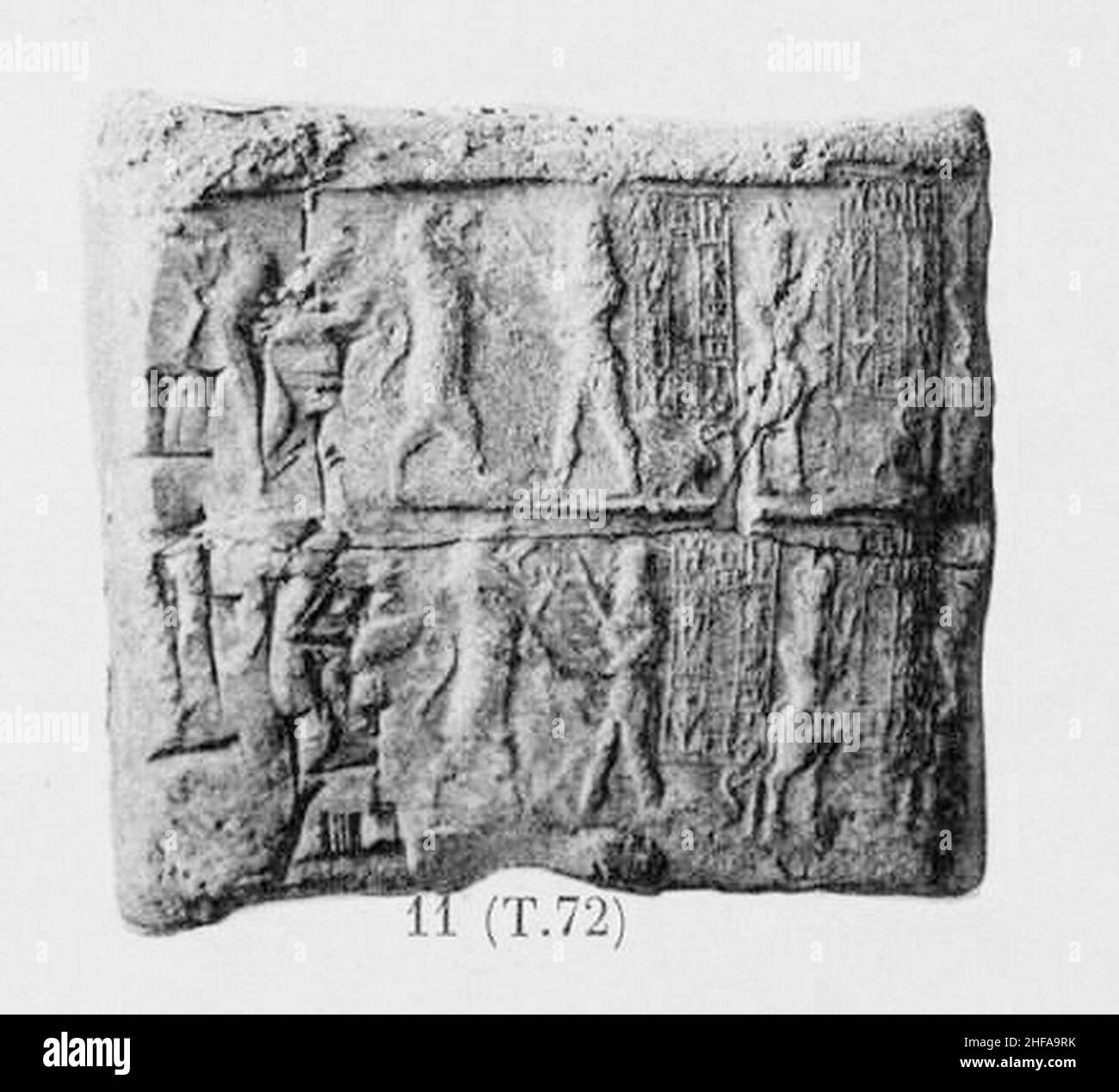 Seal of Ur-Ninmar, son of Lugal-ushumgal Stock Photo - Alamy