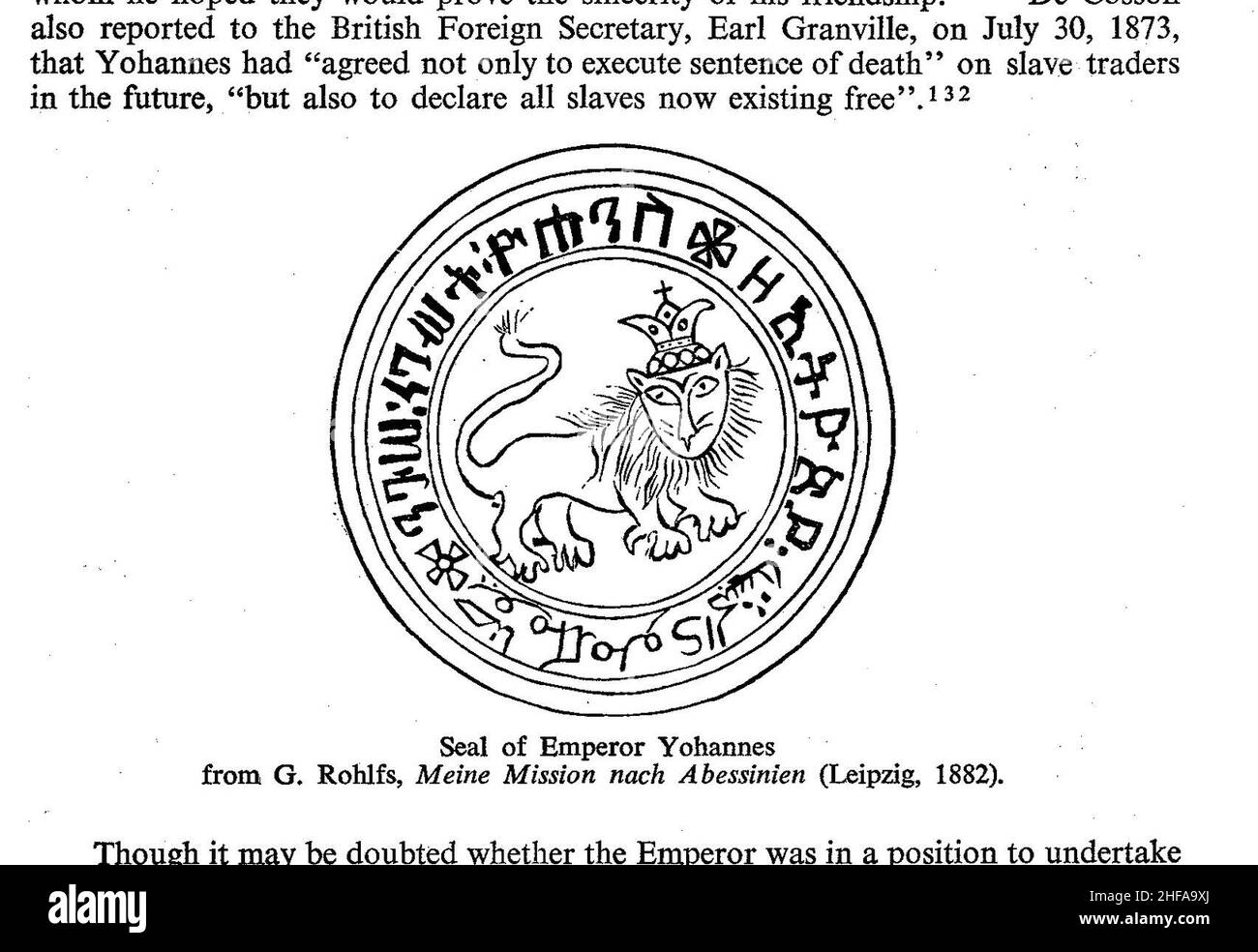 Yohannes iv hi-res stock photography and images - Alamy