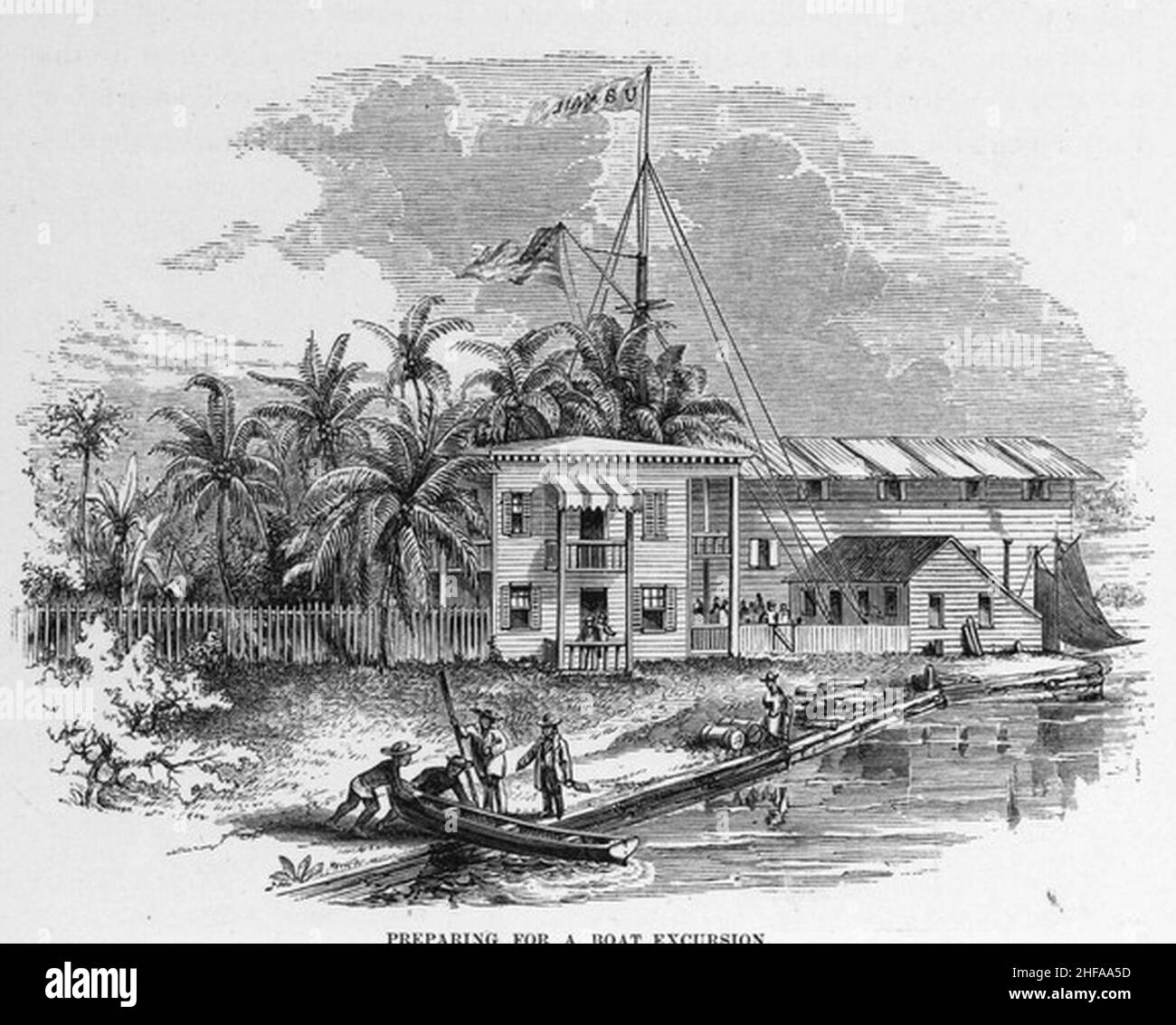 Seaside Hotel Drawing Stock Photo - Alamy