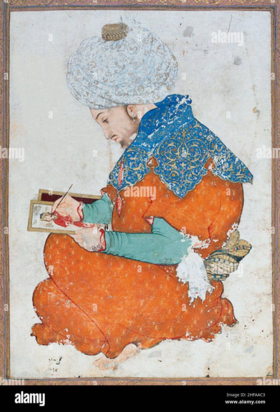 Seated Artist, about 1600 Stock Photo - Alamy