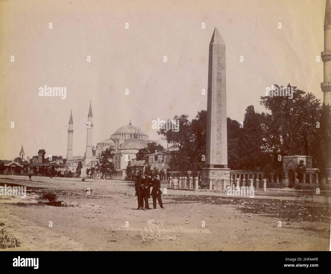 Sebah, Pascal (1823-1886) - n. 173 - La Mosquée de S.te Sophie et l ...