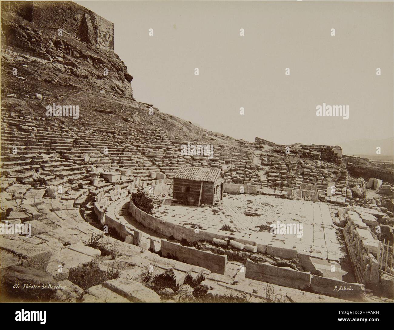 Sebah Pascal - The Ancient Theatre of Dionysus Stock Photo - Alamy