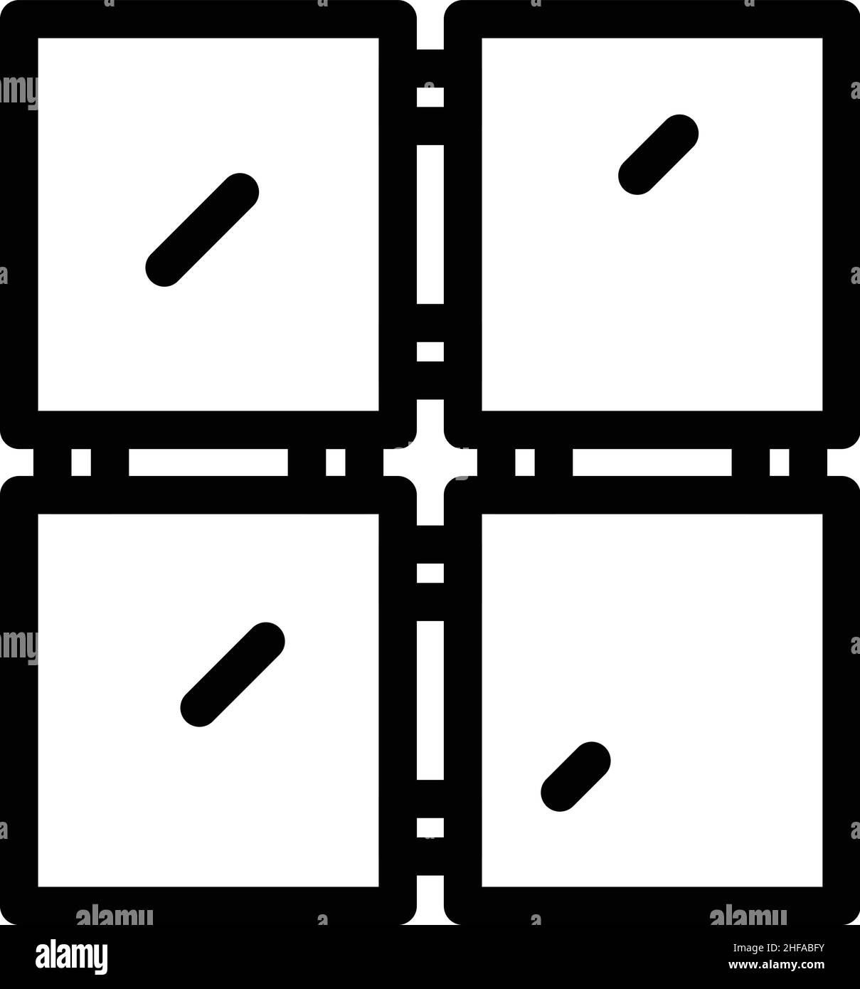 Construction drywall icon outline vector. Plaster wall. Paint home ...