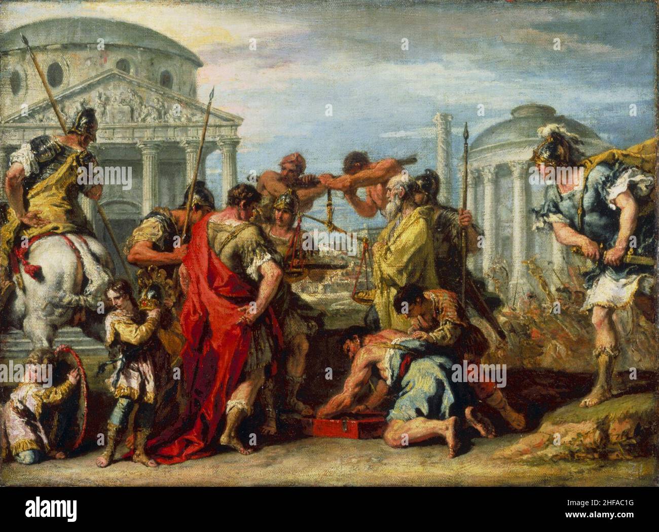 Sebastiano ricci brennus hi-res stock photography and images - Alamy