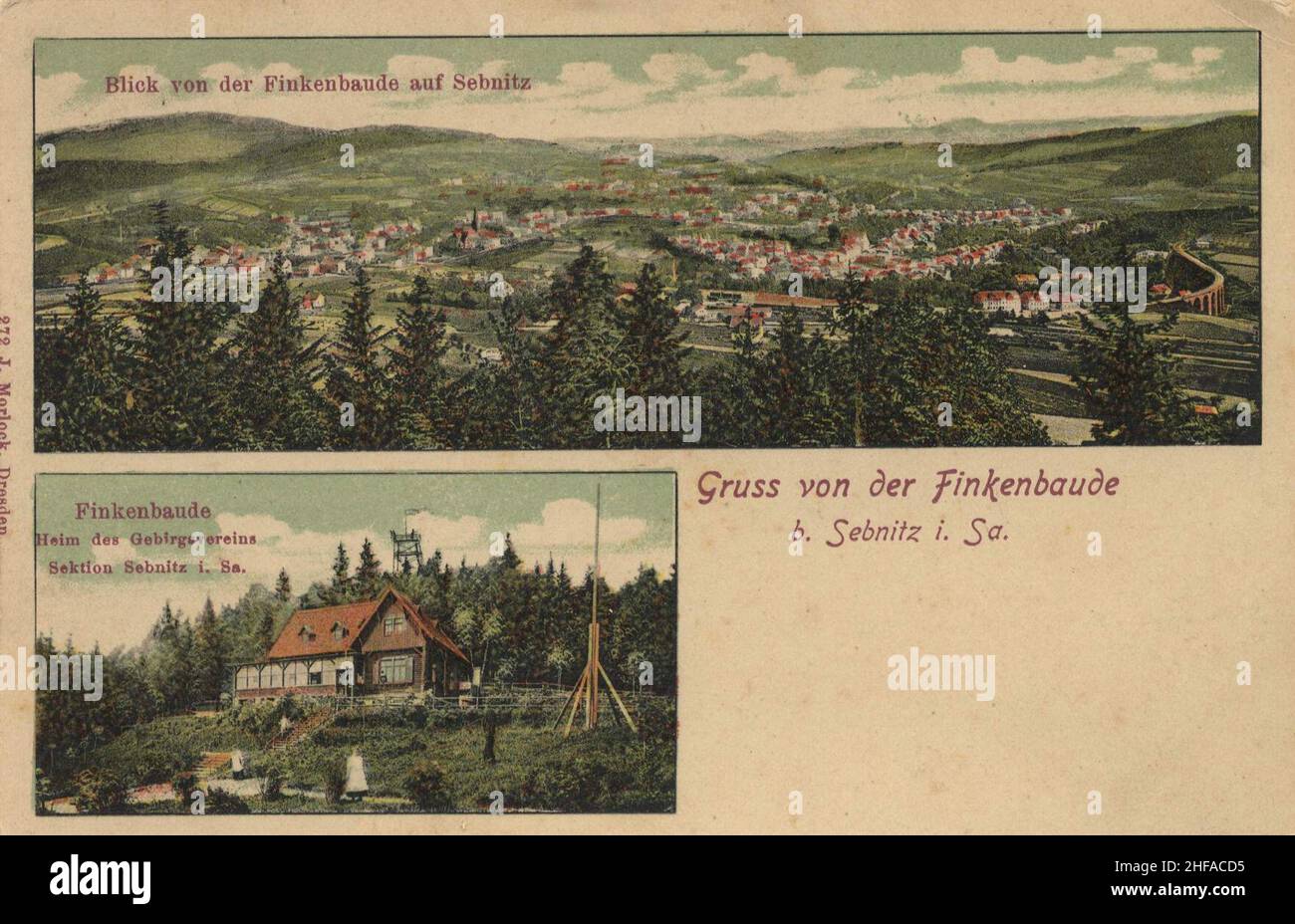 Sebnitz, Sachsen - Finkenbaude (2 Stock Photo - Alamy