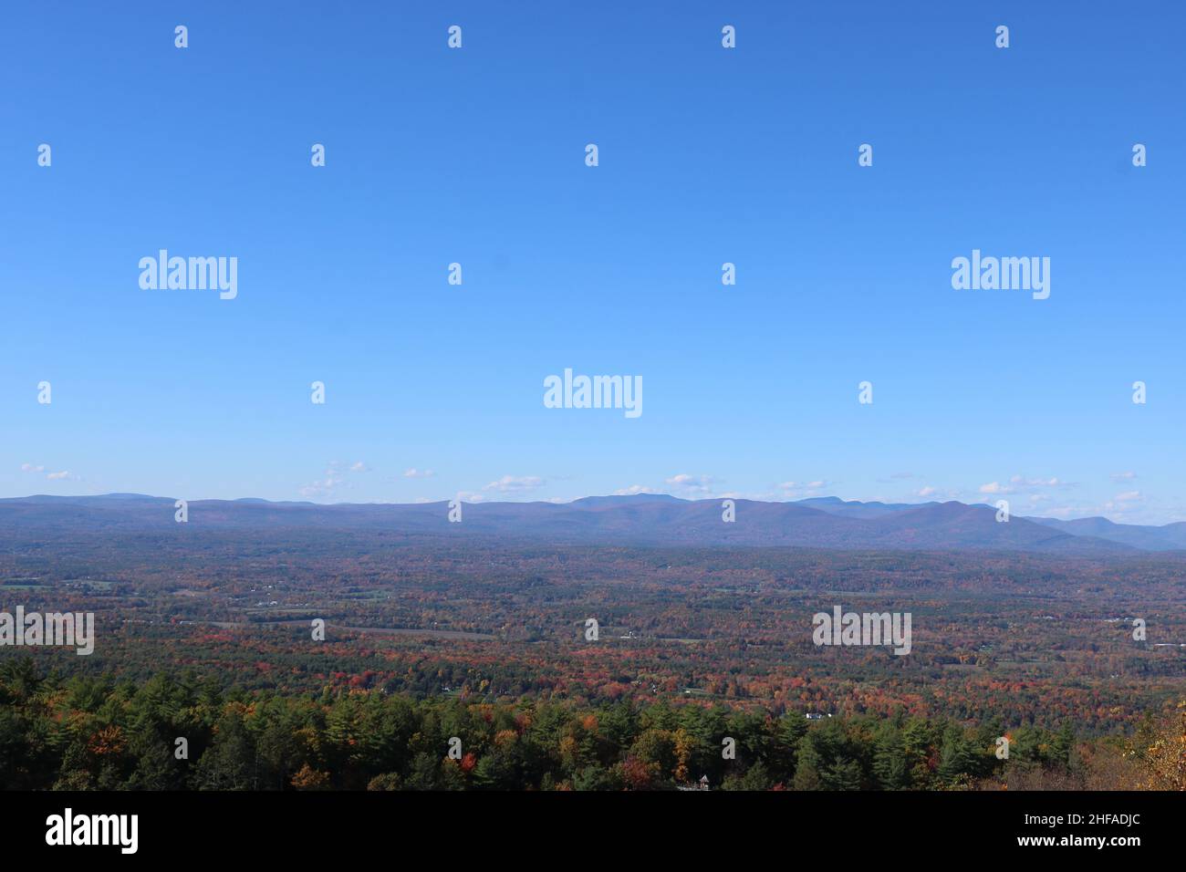 The view from Skytop tower in Autumn Stock Photo - Alamy