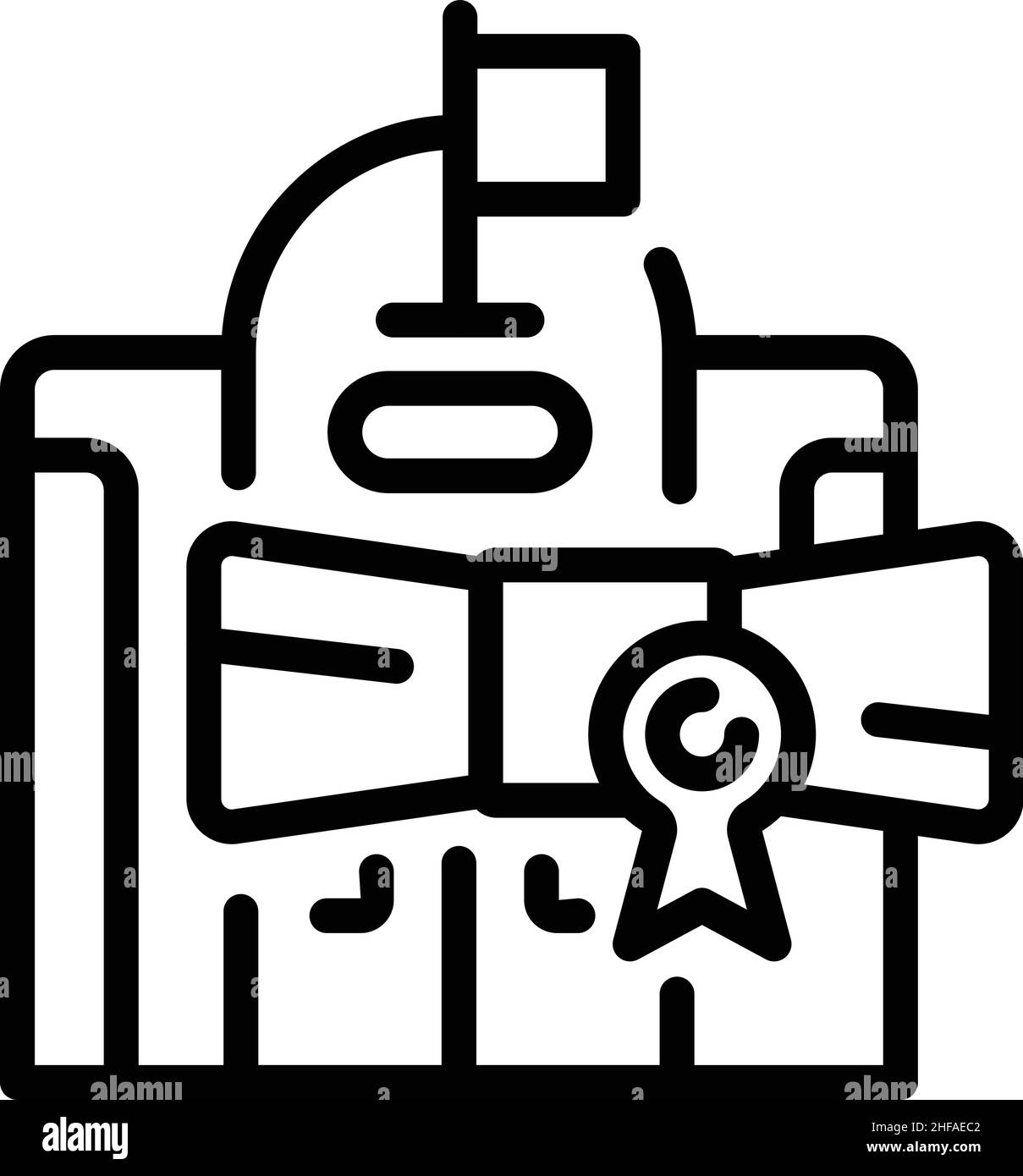 Campus art museum Stock Vector Images - Alamy