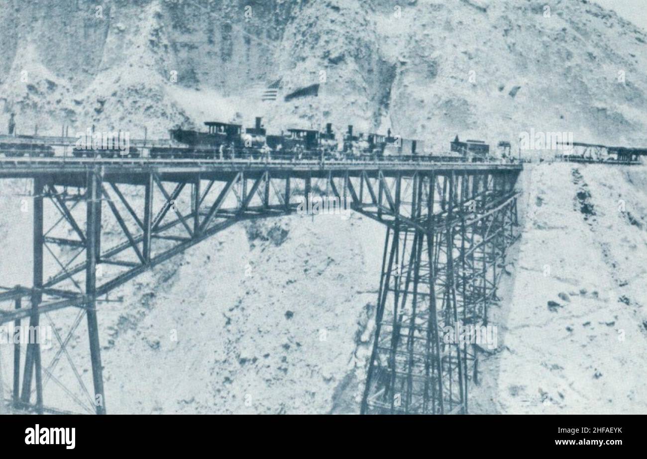 Second Verrugas Bridge in Peru Stock Photo - Alamy
