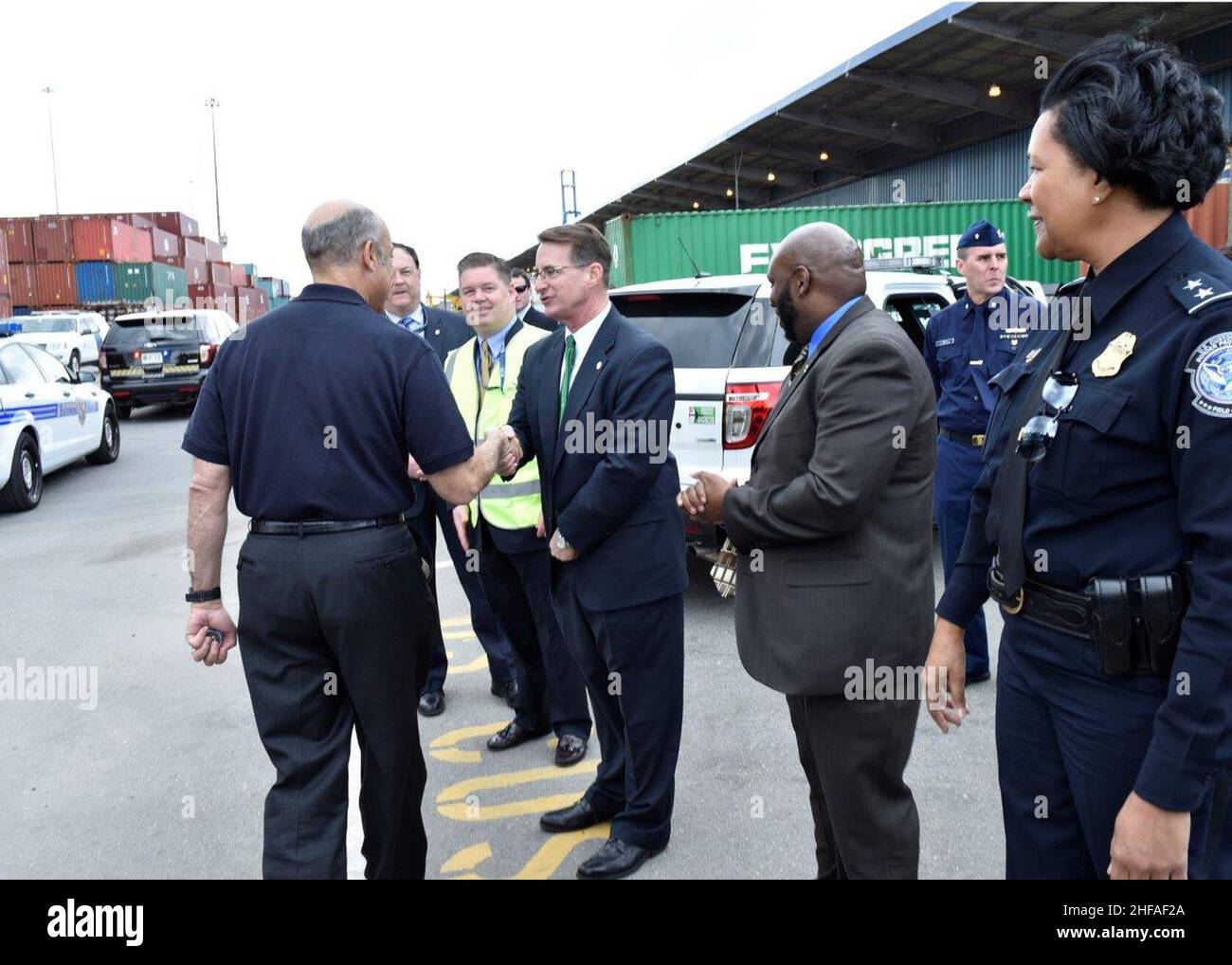 Secretary Johnson Visits CBP USCG Employees at Port of Baltimore ...