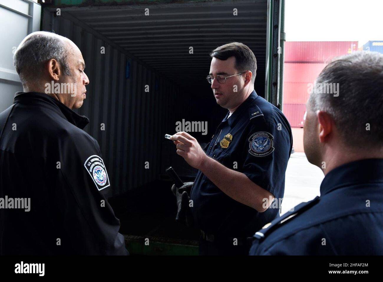 Secretary Johnson Visits CBP USCG Employees at Port of Baltimore ...