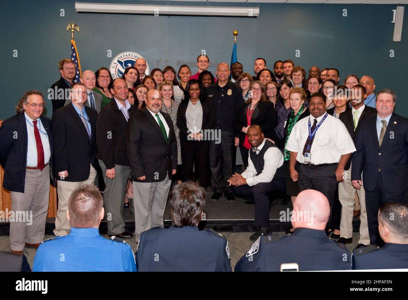 Secretary Johnson Awards DHS Employees (25376901454 Stock Photo - Alamy