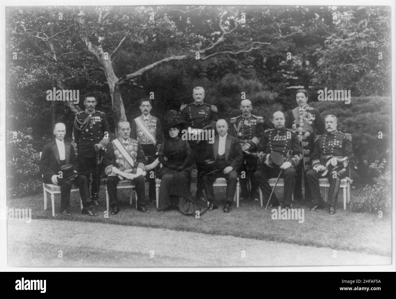 Secretary of State Philander Chase Knox with his wife, General Pershing ...