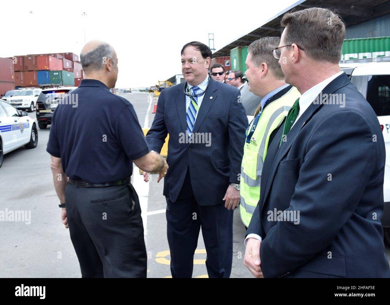 Secretary Johnson Visits CBP USCG Employees at Port of Baltimore ...