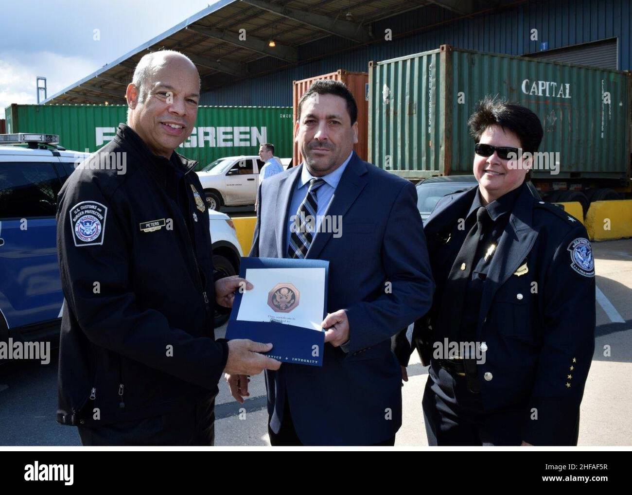 Secretary Johnson Visits CBP USCG Employees at Port of Baltimore ...