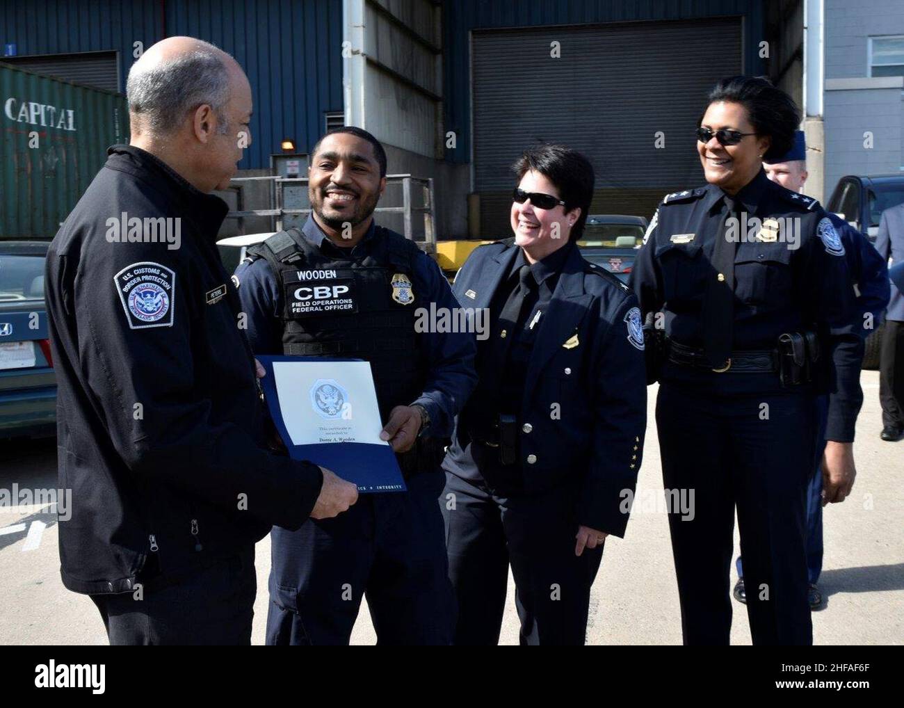 Secretary Johnson Visits CBP USCG Employees at Port of Baltimore ...