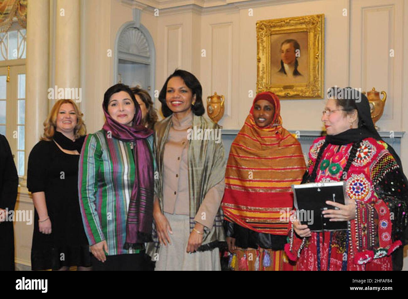 Secretary Rice with 2008 International Women of Courage Award honorees ...