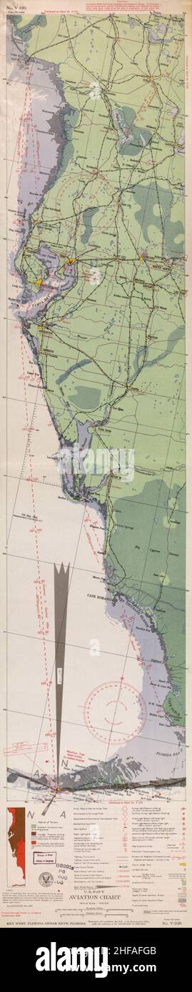 Sectional aeronautical charts - (United States Stock Photo - Alamy