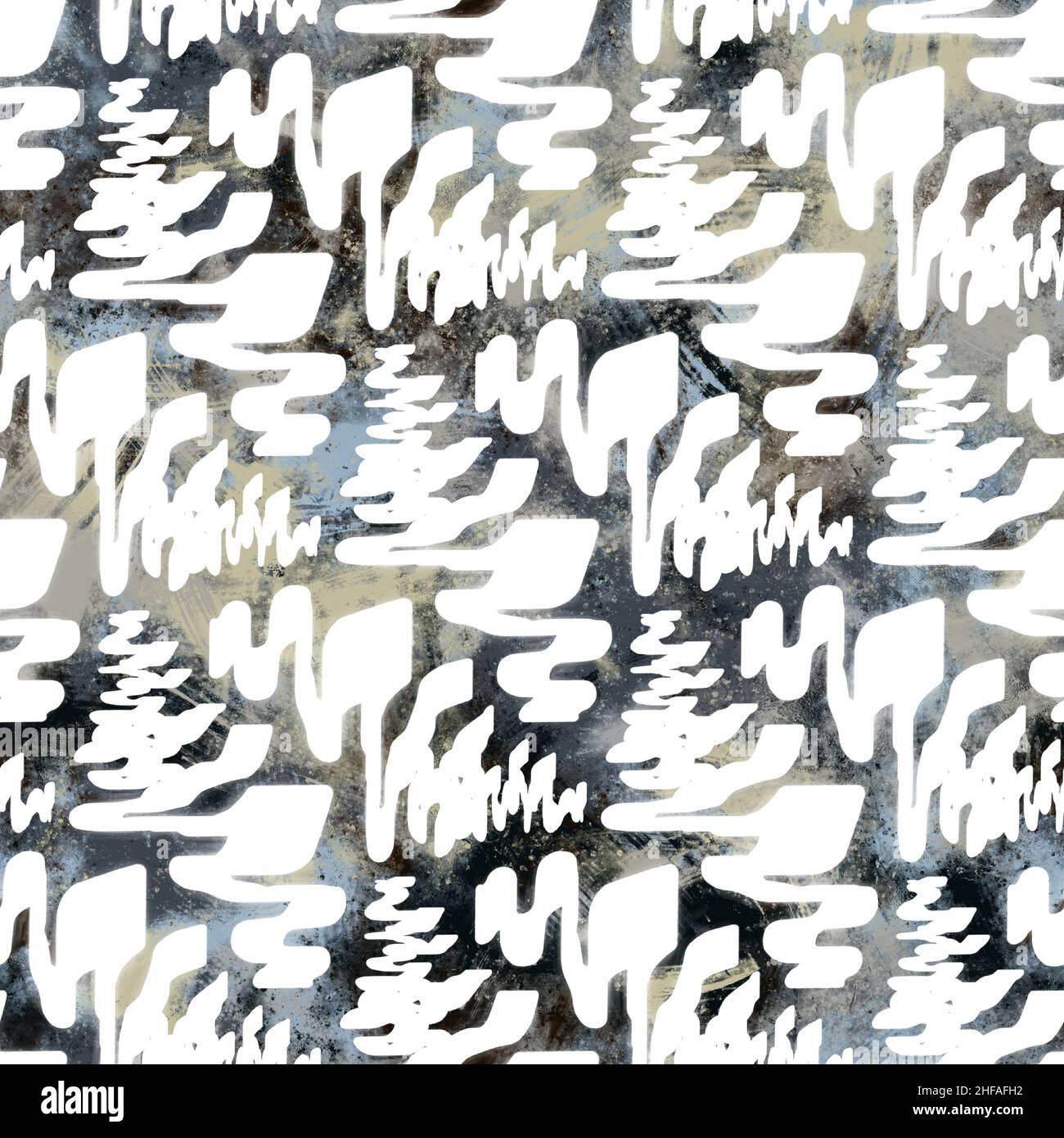 Seamless neutral and white grungy classic abstract surface pattern ...