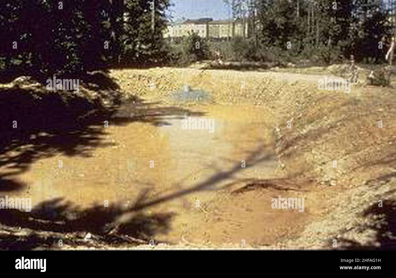 Sediment basin EPA Stock Photo - Alamy
