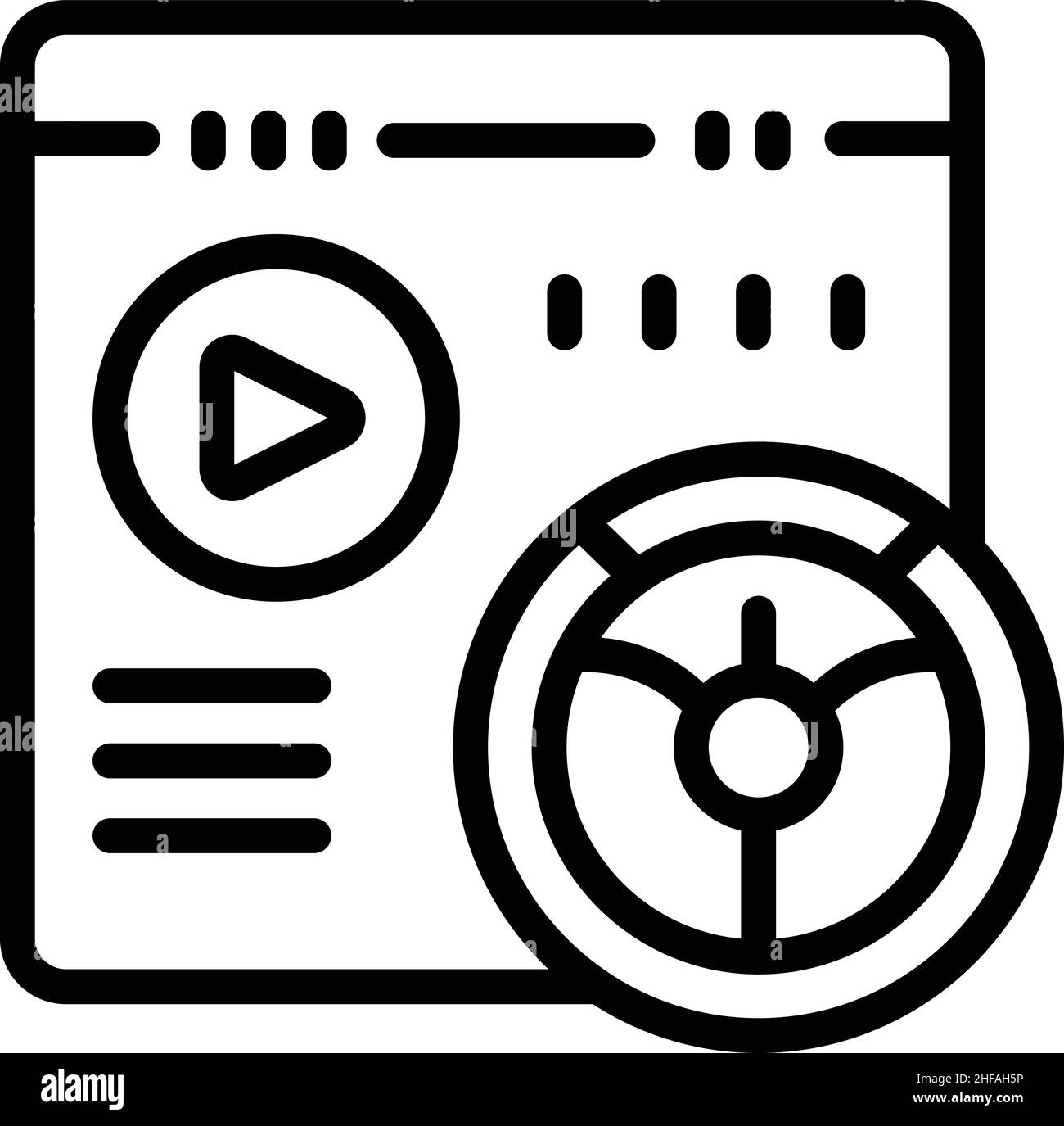 Amusement arcade game car Stock Vector Images - Alamy