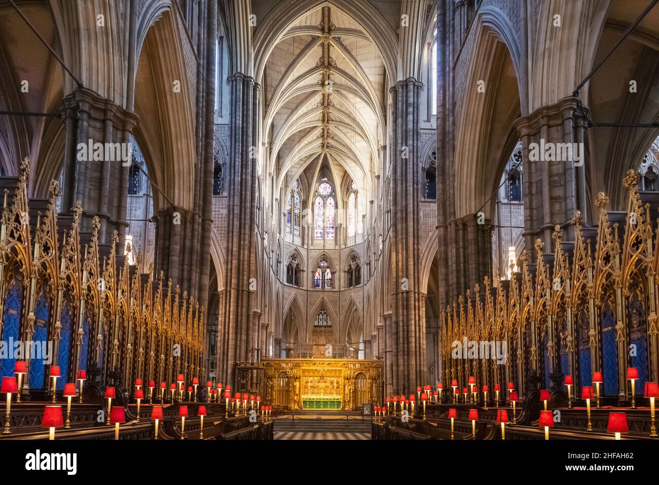 England, London, Westminster Abbey, The Choir Stock Photo - Alamy