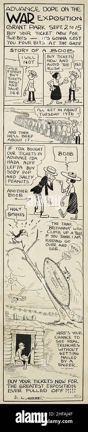 Segar-Looping the Loop - 1918 Stock Photo - Alamy