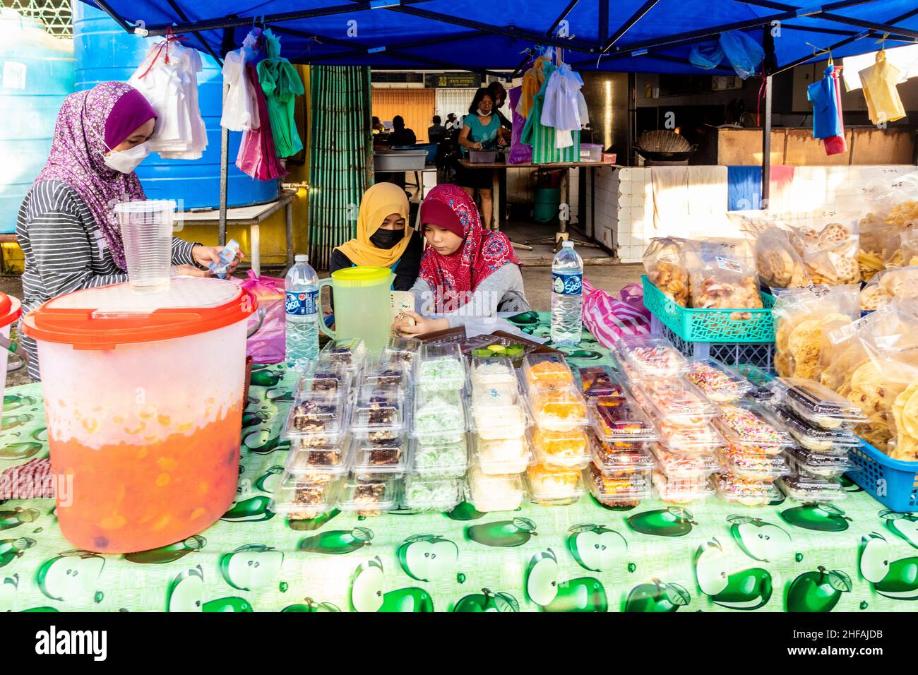 Kinarut market Sabah Borneo Malaysia Stock Photo - Alamy
