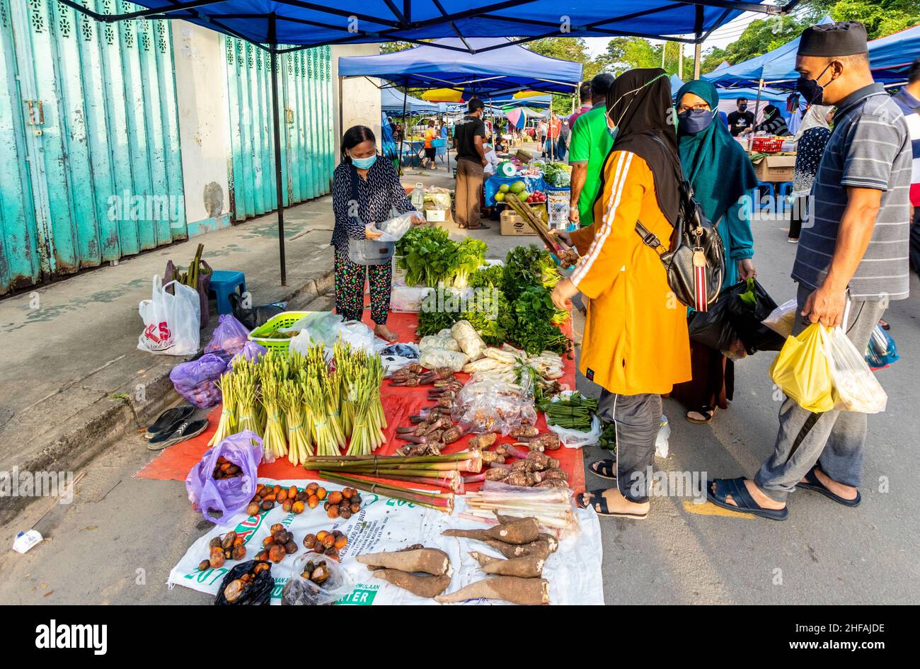Kinarut market Sabah Borneo Malaysia Stock Photo - Alamy