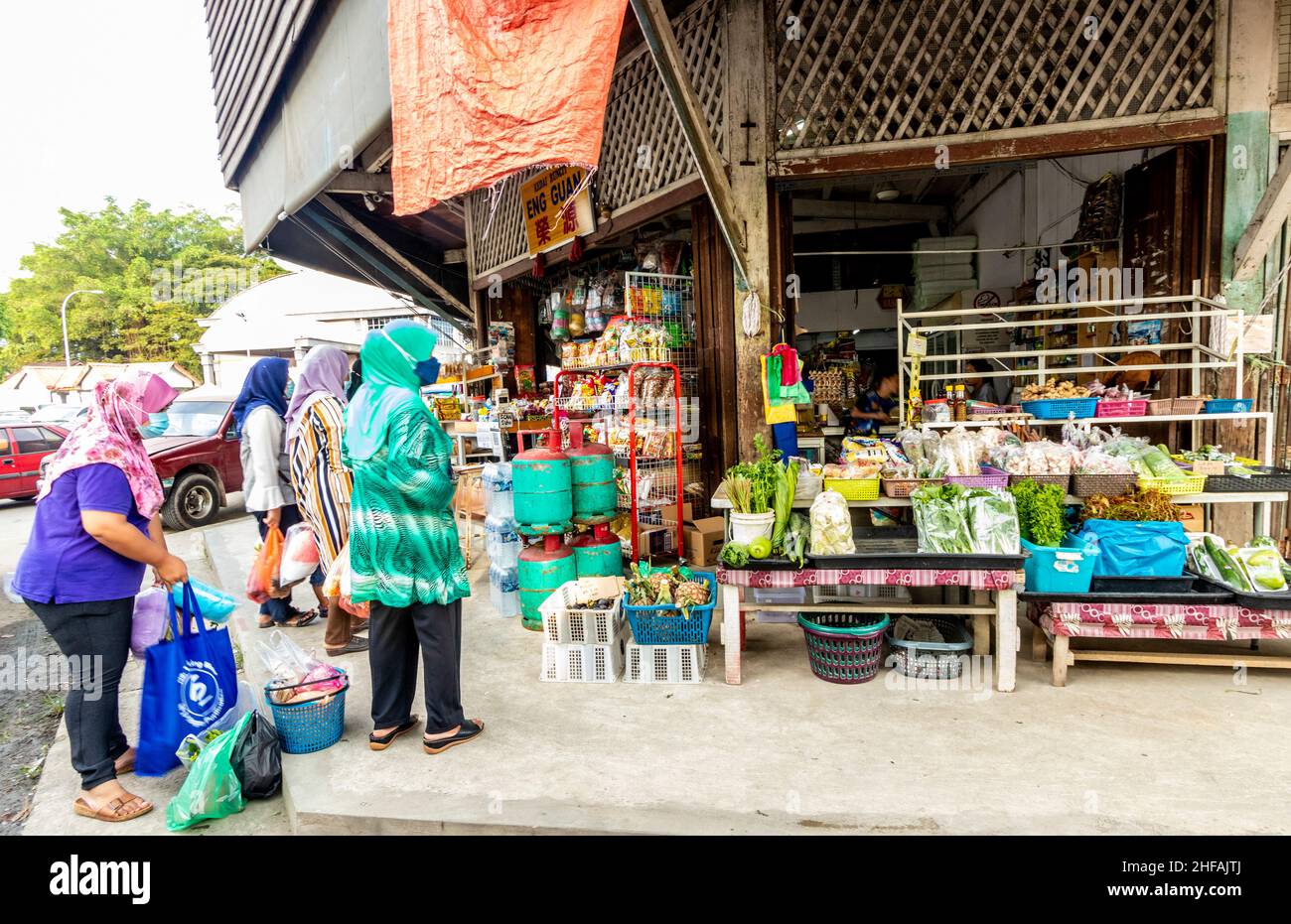 Kinarut market Sabah Borneo Malaysia Stock Photo - Alamy