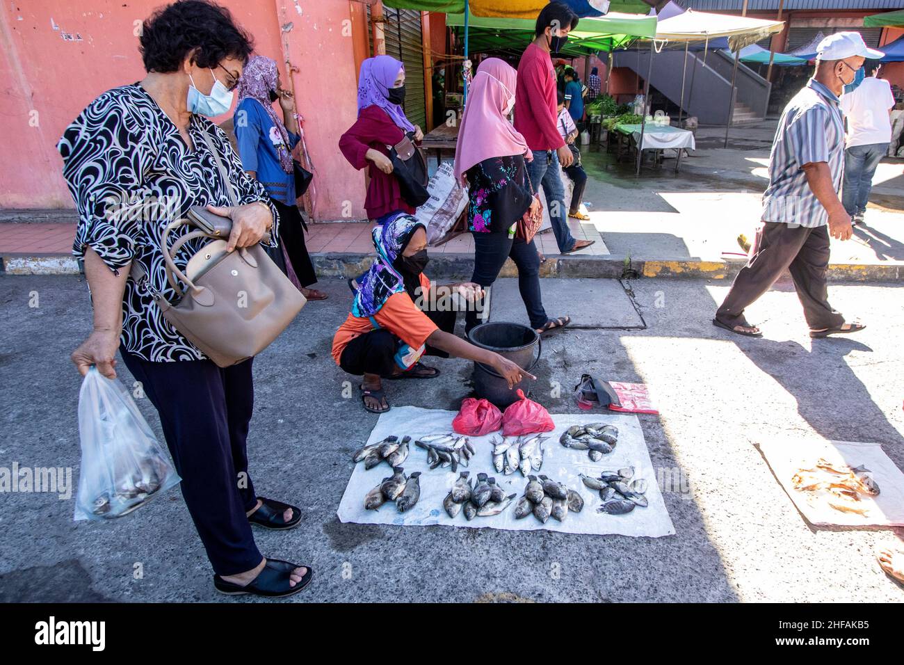 Tuaran Market Sabah Borneo Malaysia Stock Photo - Alamy